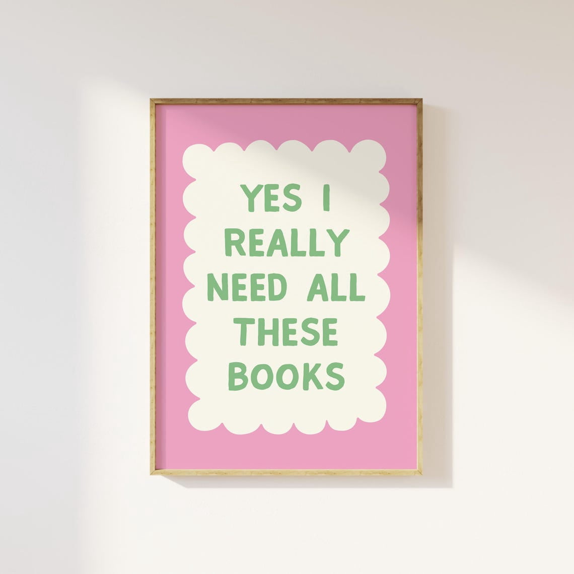Reading Quote Poster Whimsical Bookish Wall Art Cute Book Lover Decor ...