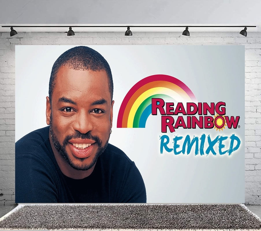 Reading Rainbow Backdrop Banner Party Supplies Poster Movie Theme Background for Photography ...
