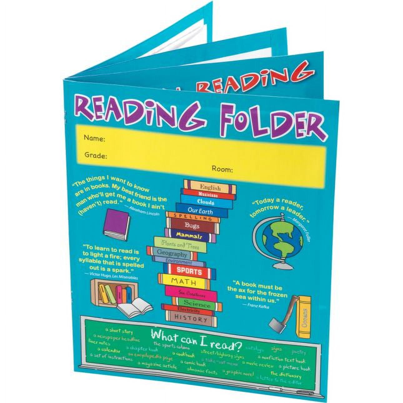 Reading Reference 4-Pocket Folder Intermediate - 12 folders - Walmart.com
