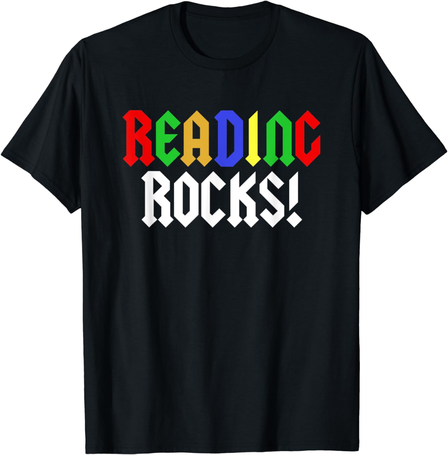 Reading Rocks! T Shirt funny teacher student cute school tee - Walmart.com