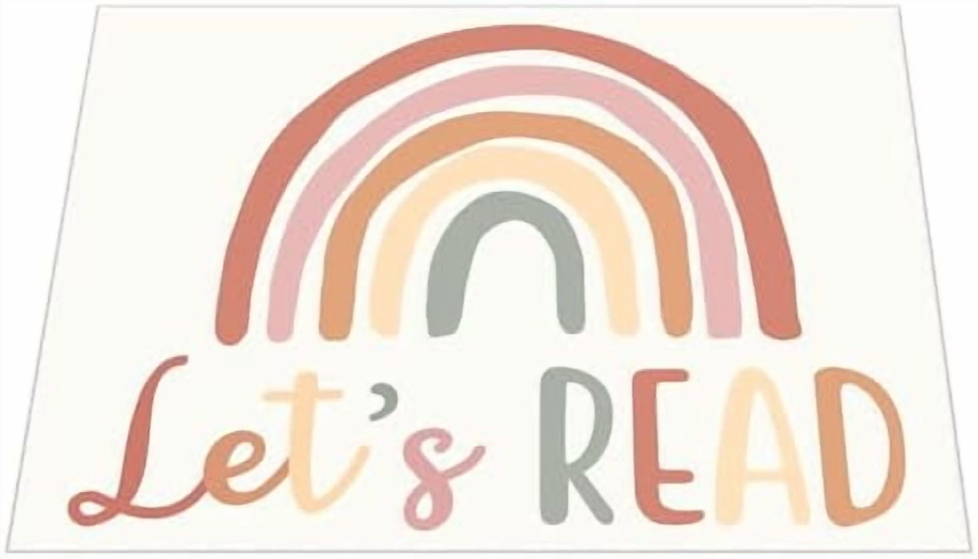 Reading Room Decor Carpet Boho Reading Corner Decor Classroom Area Rug ...