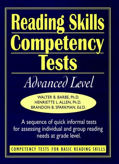 Pre-Owned Reading Skills Competency Tests : Advanced Level - Walmart.com