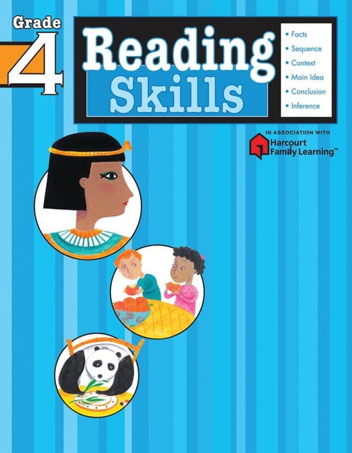 Reading Skills: Grade 4 (Flash Kids Harcourt Family Learning) - Walmart.com