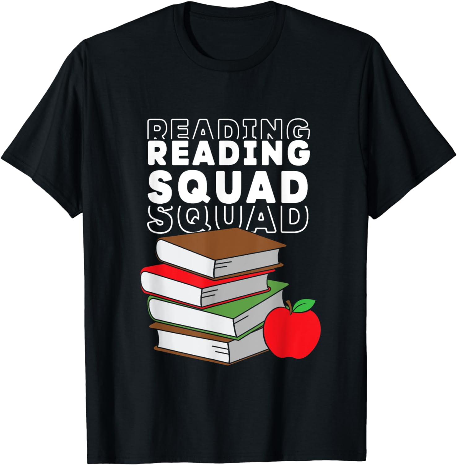 Reading Squad Reader Book Read Readers Reading T-Shirt - Walmart.com