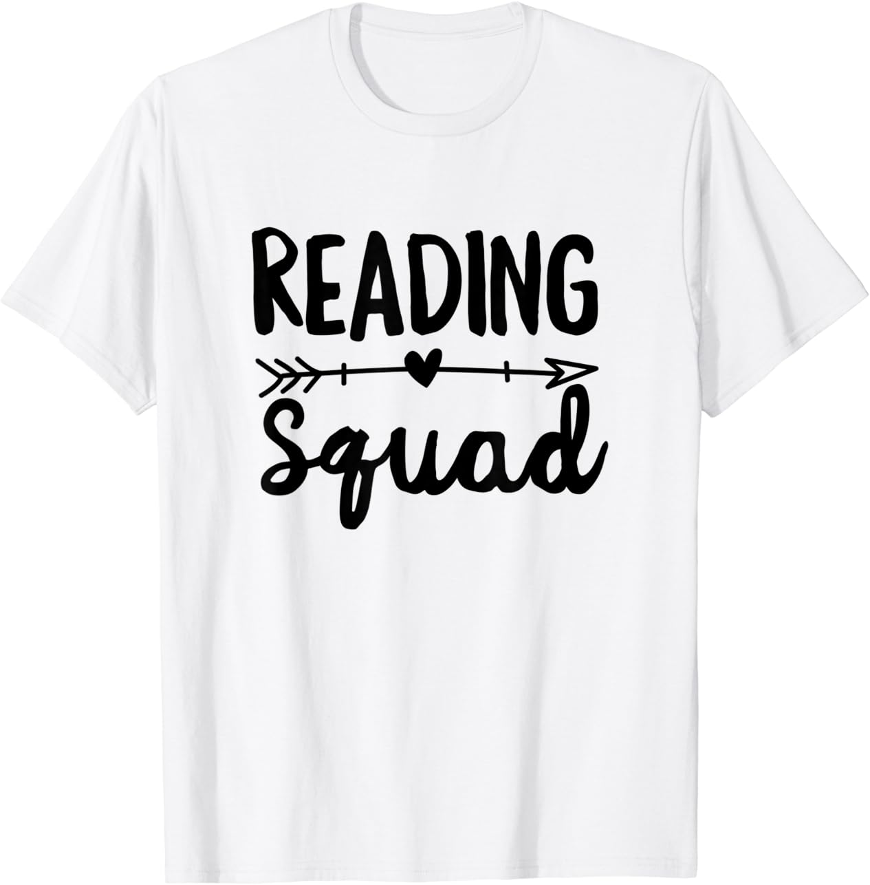 Reading Squad Teacher Appreciation Gift Book Lover Reader T-Shirt ...