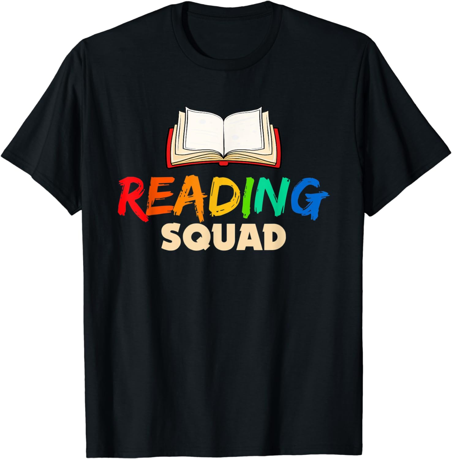 Reading Squad - Teacher Reading T-Shirt - Walmart.com