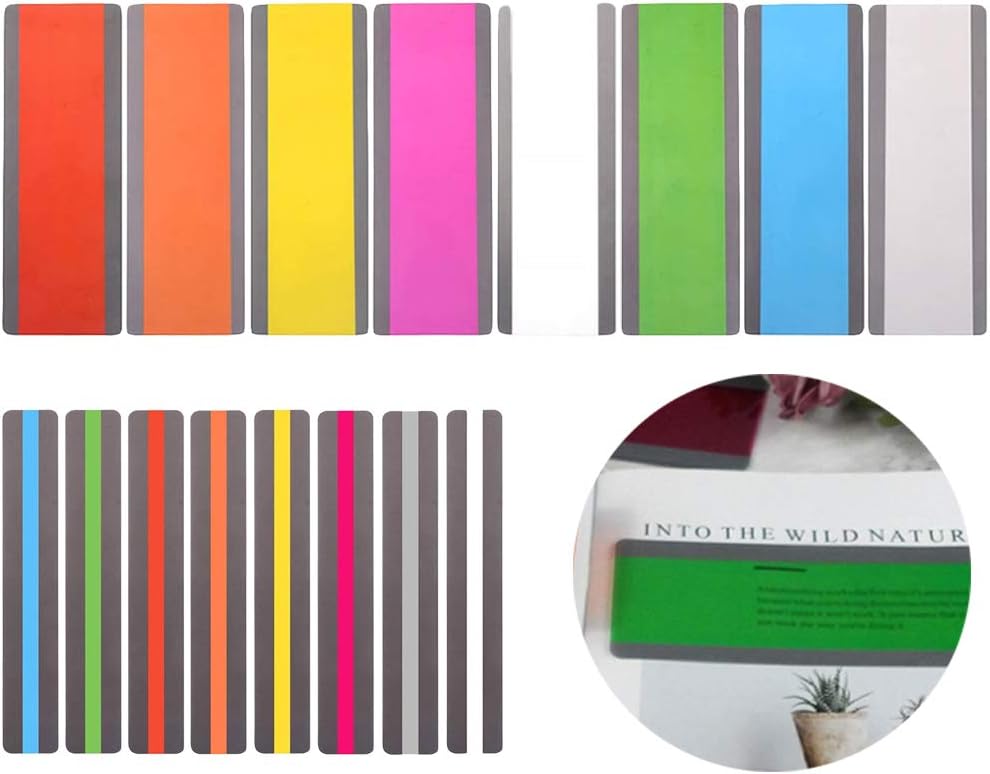 Reading Strips, 16 Pieces Colored Highlight Guided Reading Strips ...