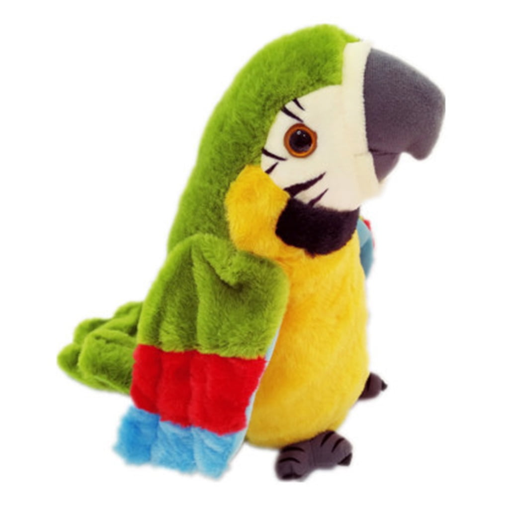 Reading Tongue Voice Recording Parrot Dolls 120 Songs for Kids Gift ...