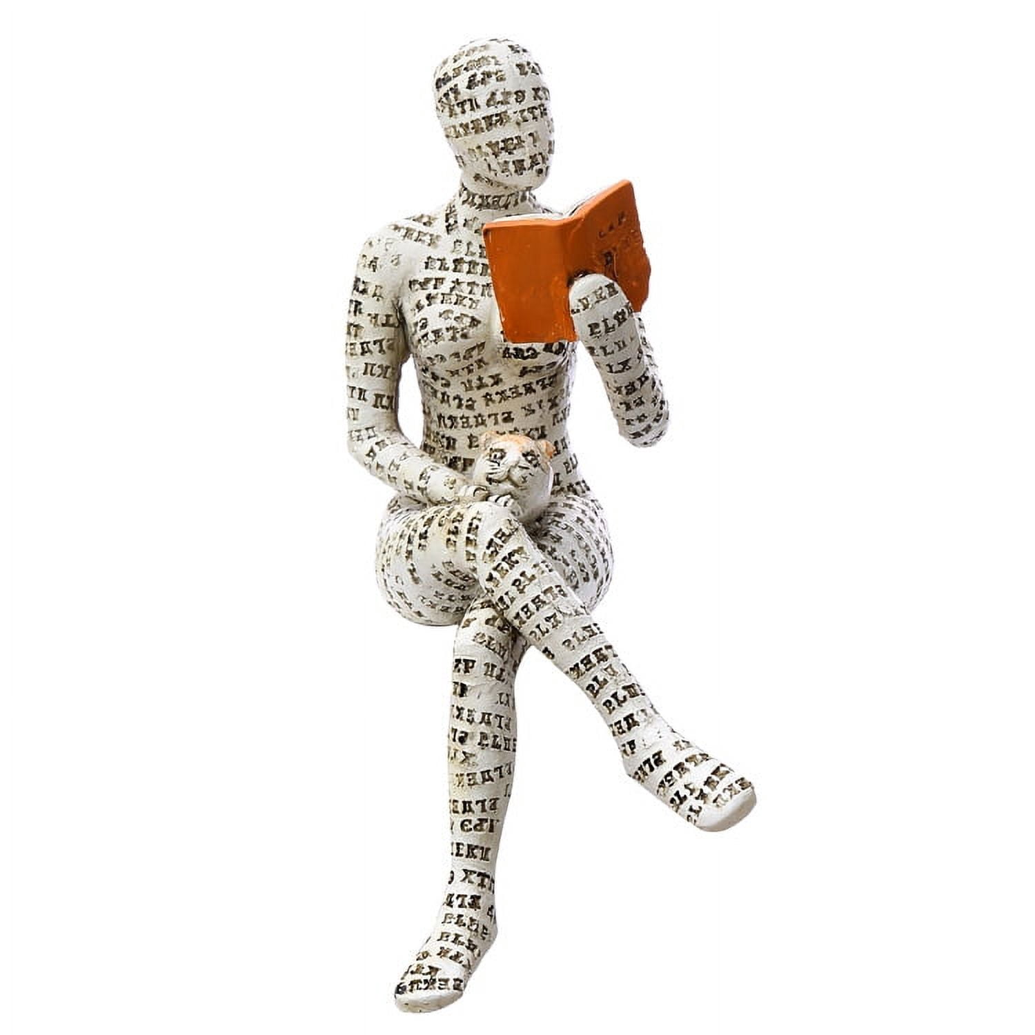 Reading Woman Statue, Pulp Woman Reading Bookshelf Decoration - Walmart.com