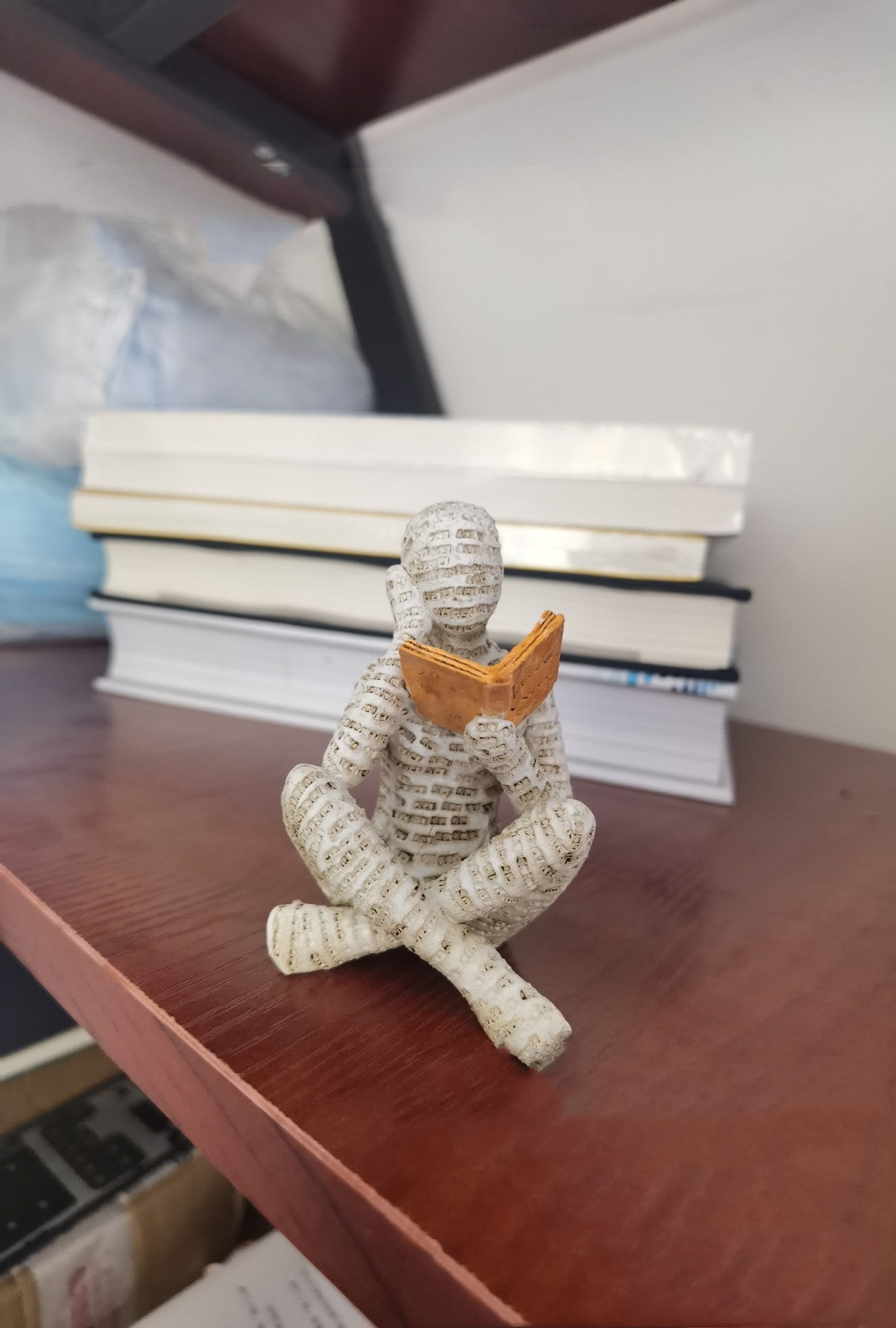 Reading Woman Thinker Resin Statue House Decoration Ornament Character ...