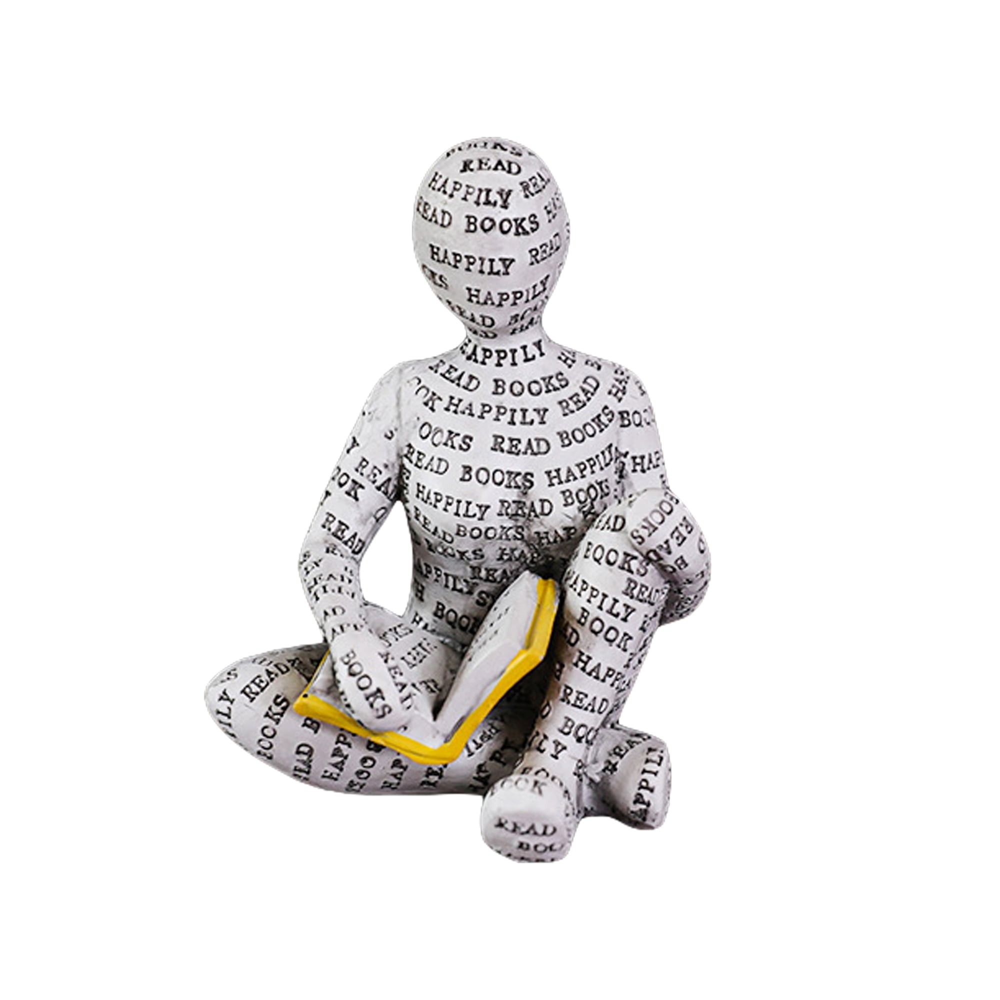Reading Women Figurine Decor Thinker Statue Modern Abstract Art ...