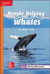 Pre-Owned Reading Wonders Leveled Reader People Helping Whales ...