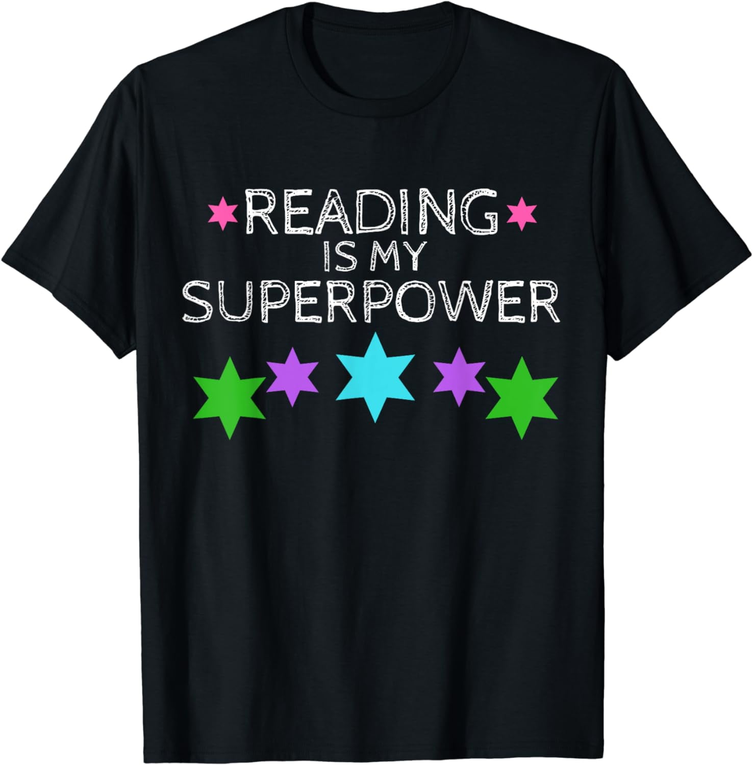 Reading is My Superpower Boy Girl Book Lover Reader T Shirt - Walmart.com