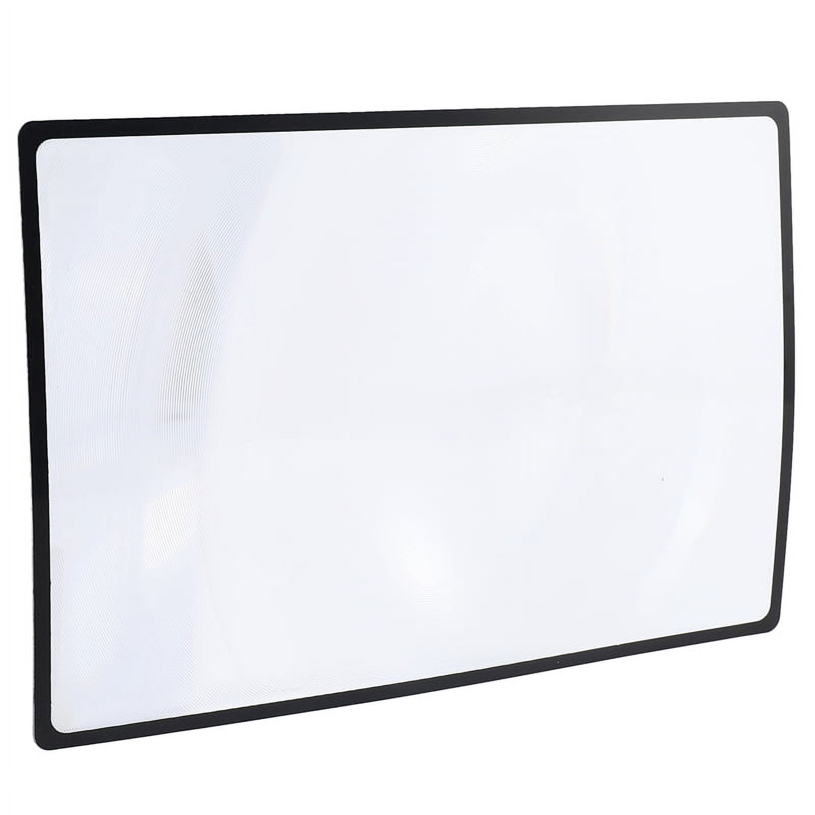 Reading support sheet Magnifier Magnifying glass 3-zoom Black - Walmart.com