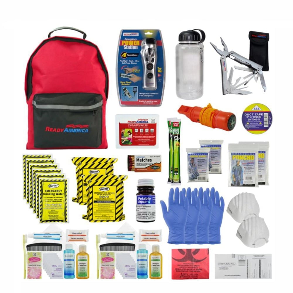 Ready America 70285 Deluxe 3-Day Emergency Survival Supplies Pack ...