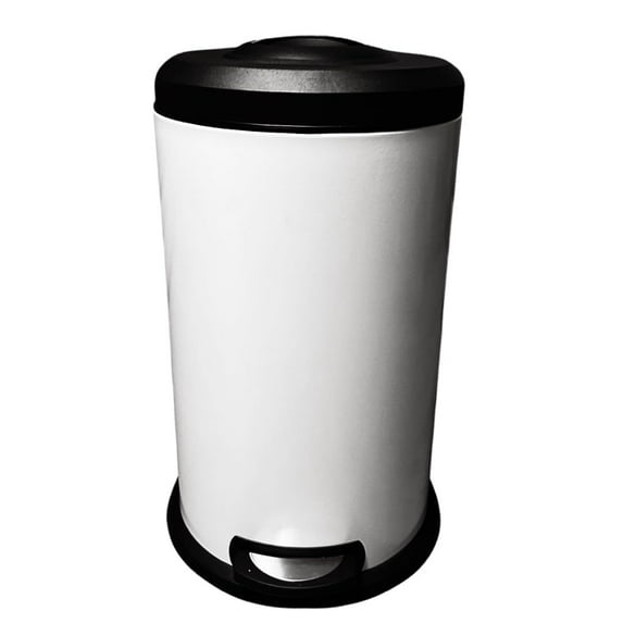 Ready Covers Premium Steel Garbage Trash Can Wastebasket + Built in ...