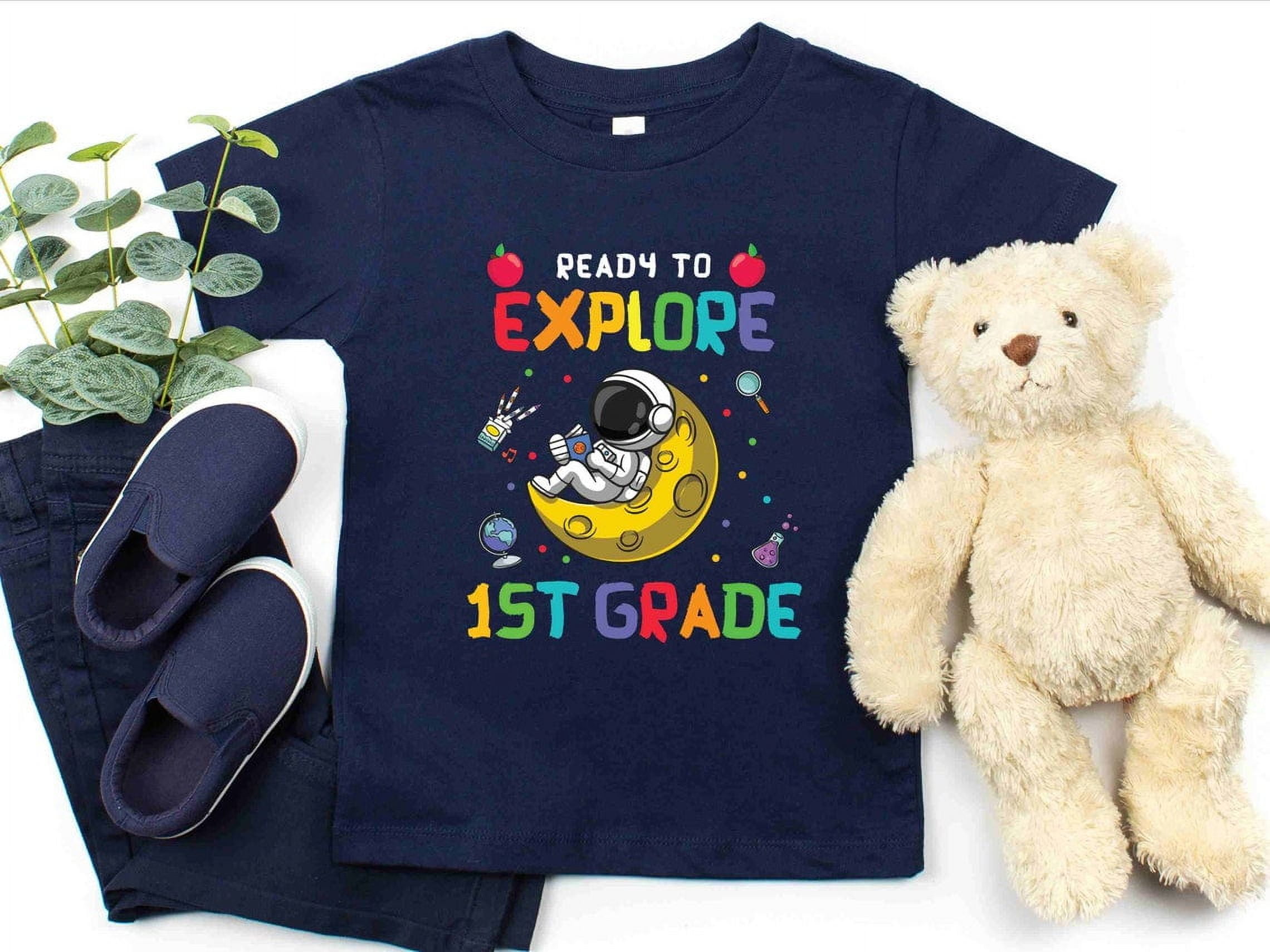 Ready To Explore 1St Grade Shirt, 1St Grade Back To School Tee, First ...