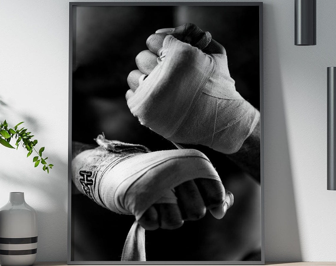 Ready To Fight Poster, Poster Print, Wall Decor, Ready To Fight, Black ...