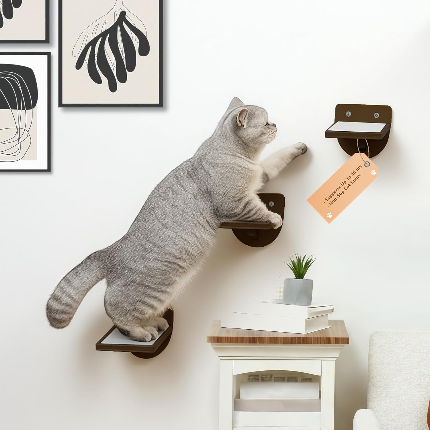 [Ready to Gift] PURRHOUSE 45LBS Capacity Cat Window Perch with Bolster ...