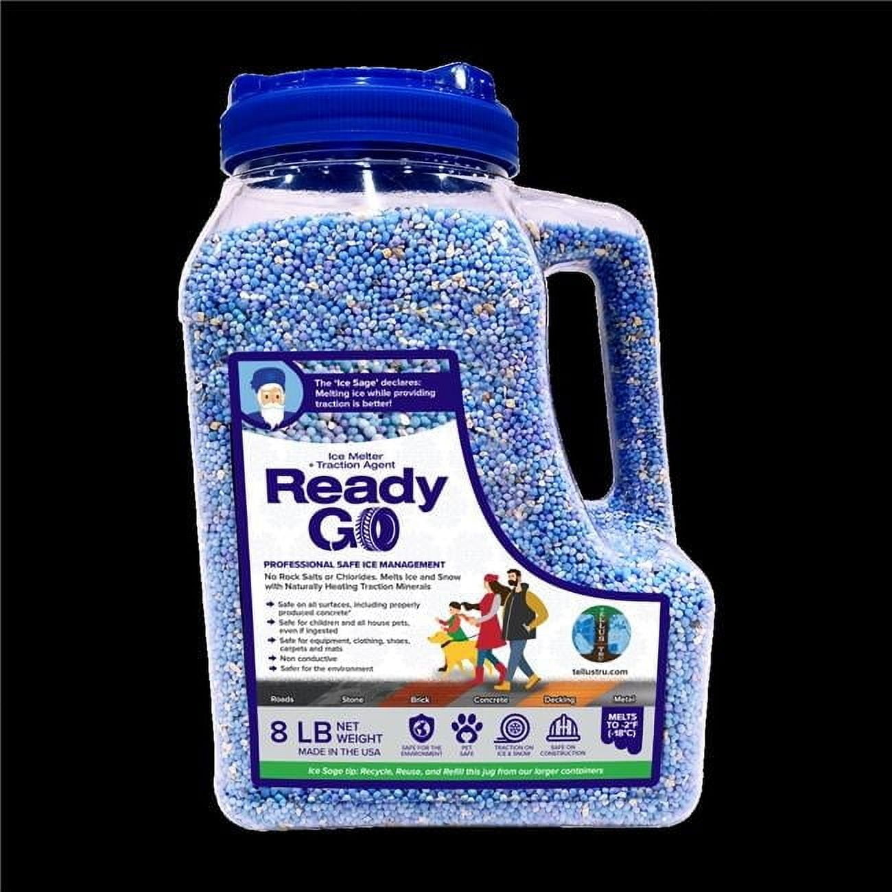 Ready Go Ice Melter 31547 8 lbs Traction Minerals to Melt Ice & Snow ...