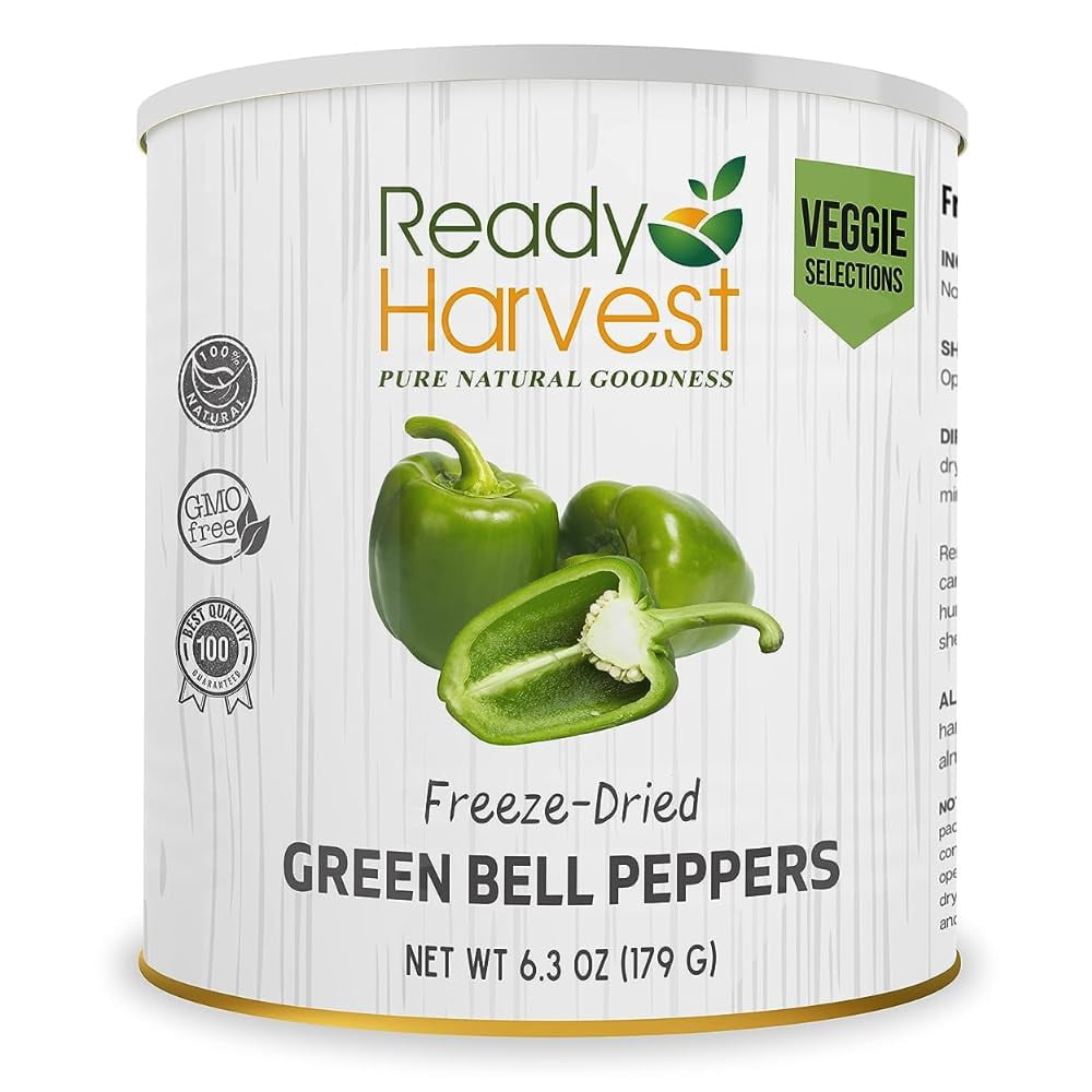 Ready Harvest GreenITSC Bell Pepper Freeze-Dried Freeze Dried ...