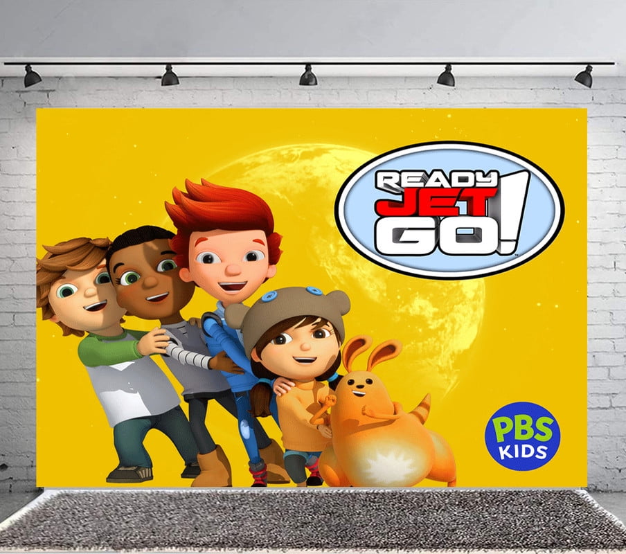 Ready Jet Go! Backdrop Banner Party Supplies Poster Movie Theme ...