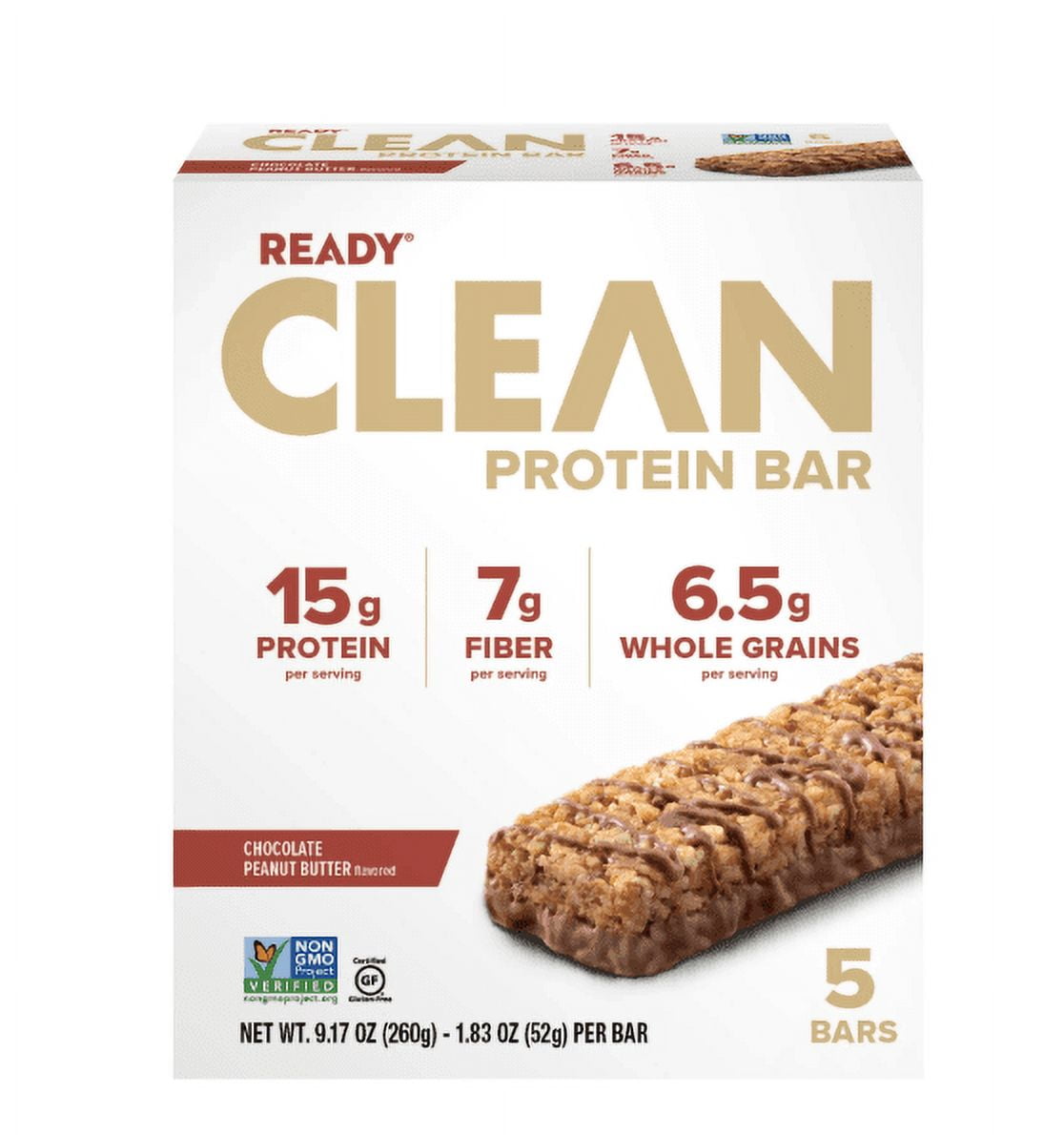 Ready Nutrition Chocolate Butter Clean Protein Bar - Walmart.com