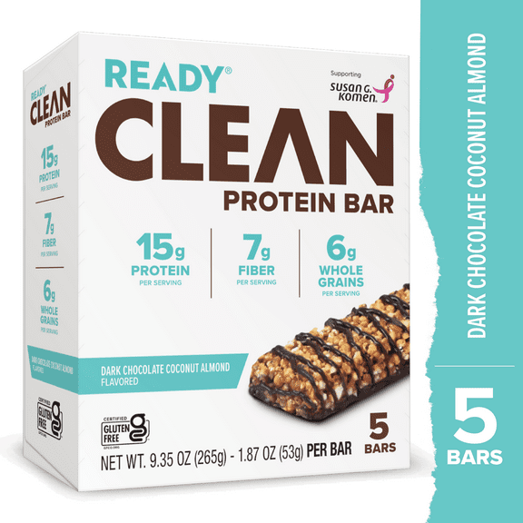 Ready Nutrition Dark Chocolate Coconut Almond Clean Protein Bar