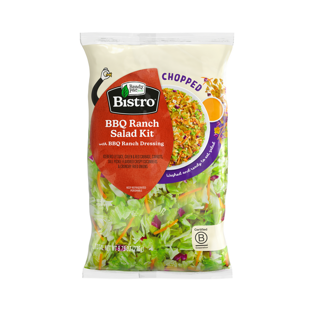 Ready Pac Foods Bistro Bbq Ranch Salad Kit 9.75oz - Walmart.com