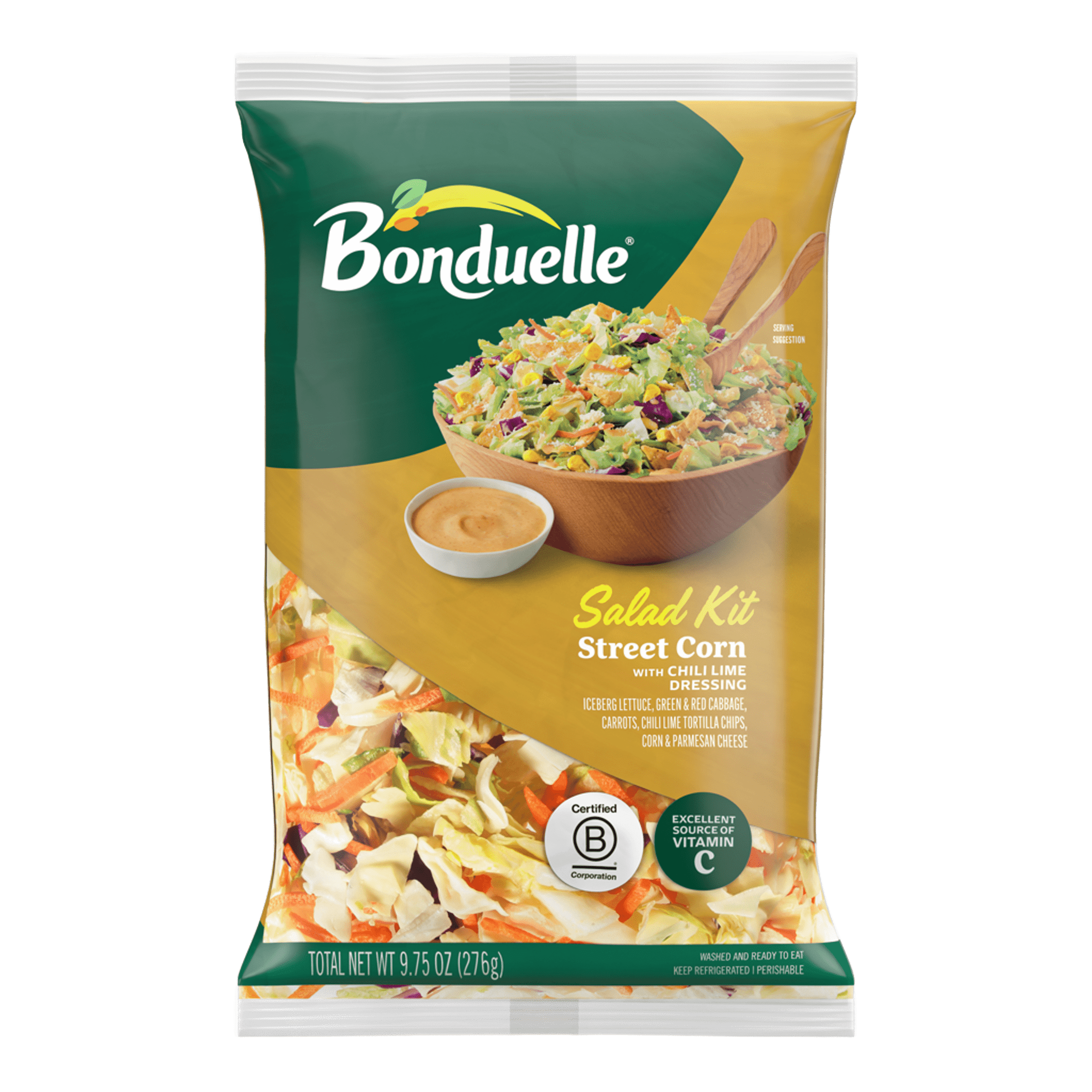 Bonduelle Street Corn Salad Kit, 9.75oz Bag, Fresh - Walmart.com