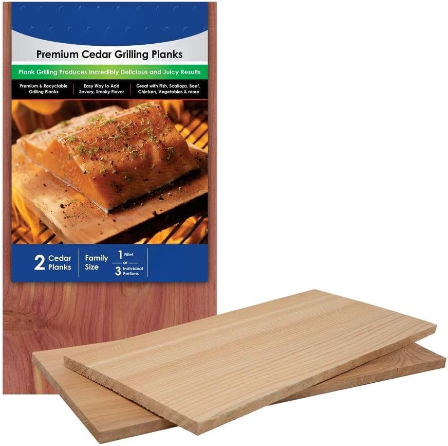 Ready Pre-Soaked Cedar Planks, Premium Wood Planks For Serving ...
