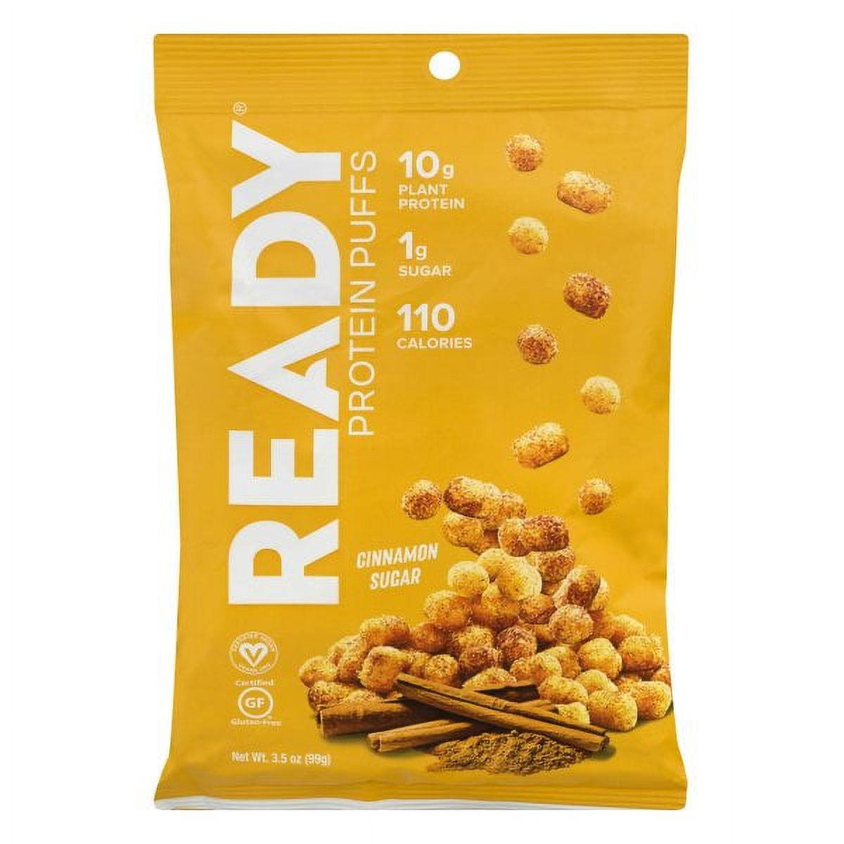 Ready Protein Puffs (10g protein), Cinnamon Sugar, 6 bags - Walmart.com