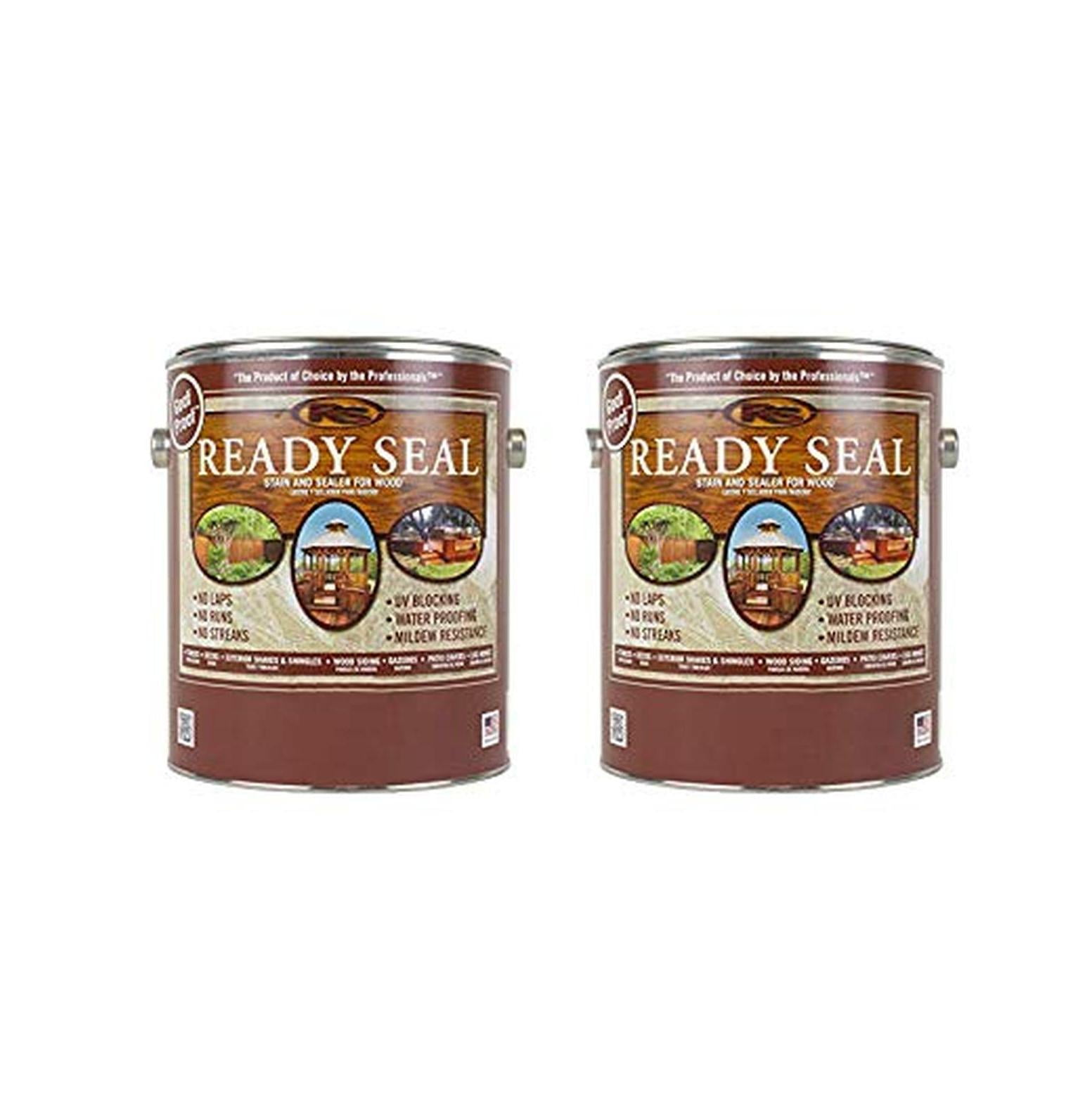 Ready Seal Dark Walnut 2 Gallon - Exterior Wood Stain and Sealer; Oil ...