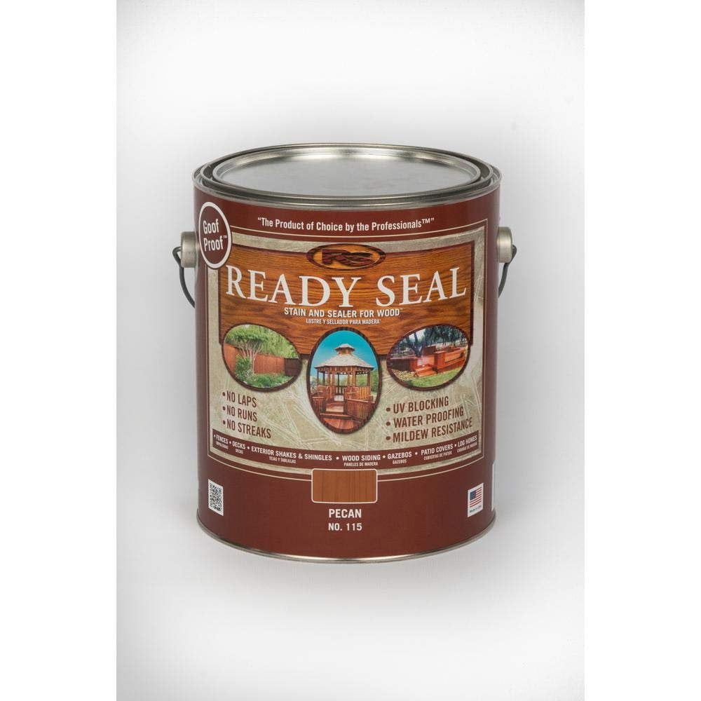 Ready Seal Goof Proof Semi-Transparent Pecan Oil-Based Wood Stain and ...