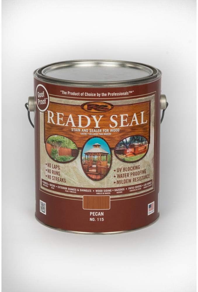 Ready Seal Goof Proof Semi-Transparent Pecan Oil-Based Wood Stain and ...