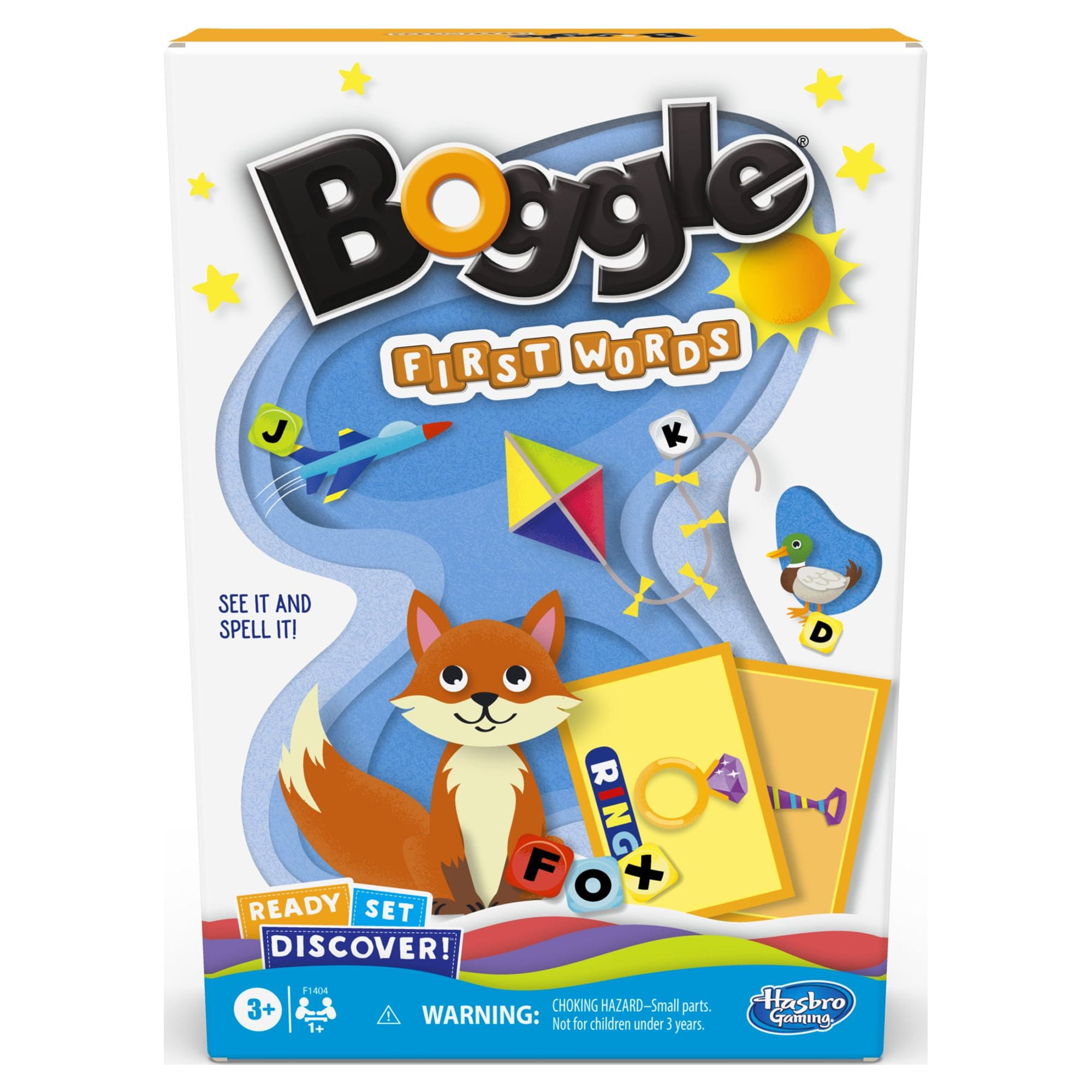 Ready Set Discover Boggle First Words Matching Card Game for Kids and ...
