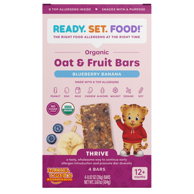 Ready Set Food Daniel Tiger Organic Toddler Food, Blueberry Banana Oat ...