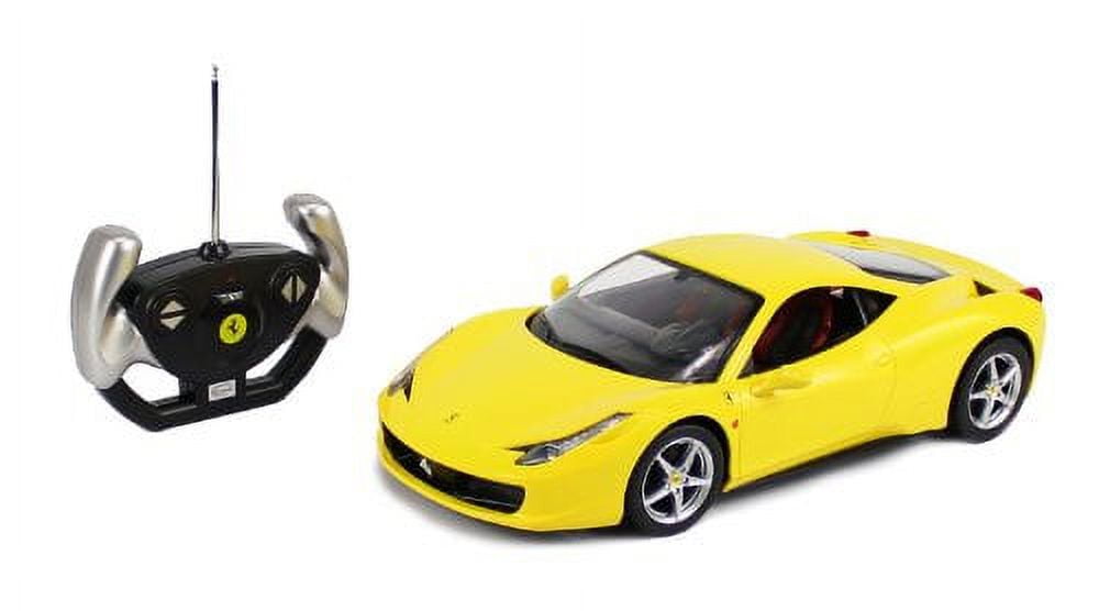 Ready! Set! Race! 1:14 RC Remote Control Ferrari 458 Italia - Yellow ...