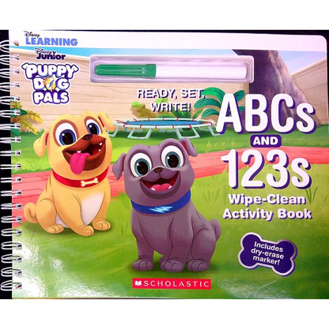 Ready, Set, Write: ABCs and 123s Wipe-Clean Activity Book (Puppy Dog ...