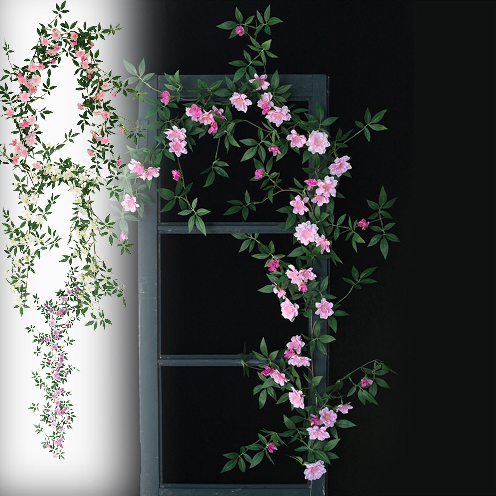 Ready to Ship, Rose Vines Home Decor, Window Hanging, Muxiang Rattan ...