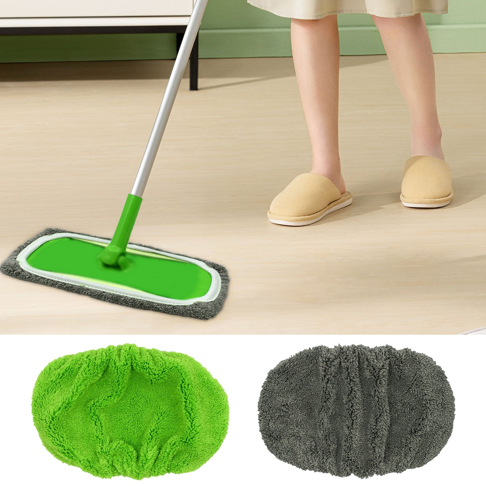 Ready to Ship, Washable Microfiber Mop Mat, Replacement Head, Durable ...