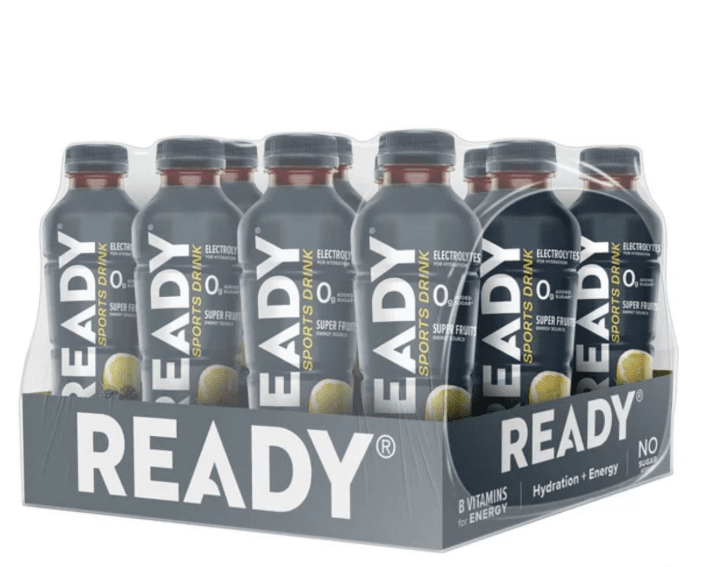 Ready Sports Drink, Berry Lemonade, 16.9 fl oz, 12-count - Walmart.com