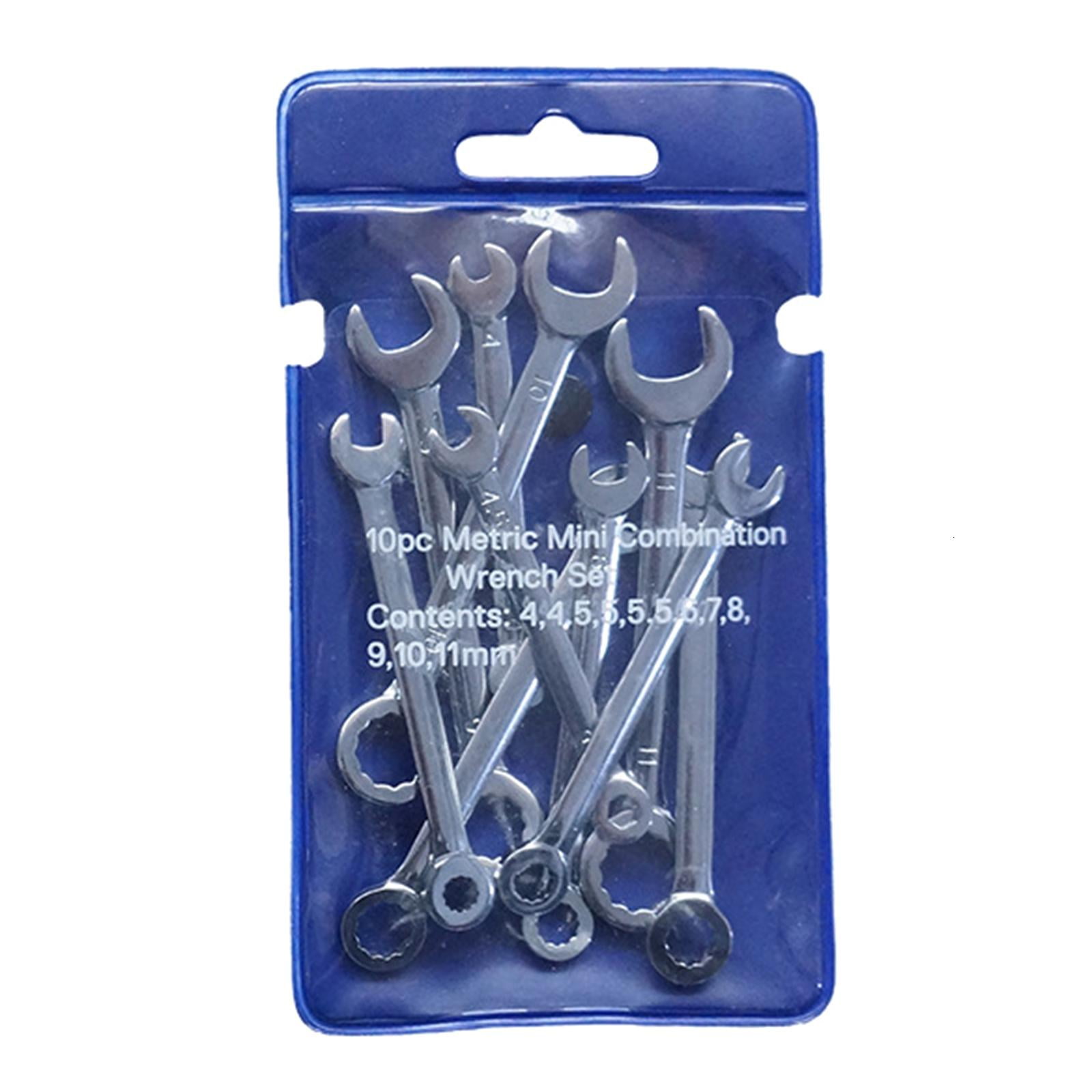 10Pcs Mini Spanners Model Mini Small Combination Wrench Tools Set 4 ...