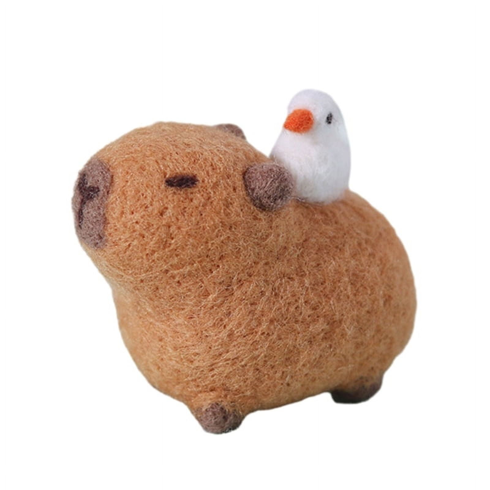 【Ready Stock】 Capybara Felting Starter Kits with Poke Needle and ...