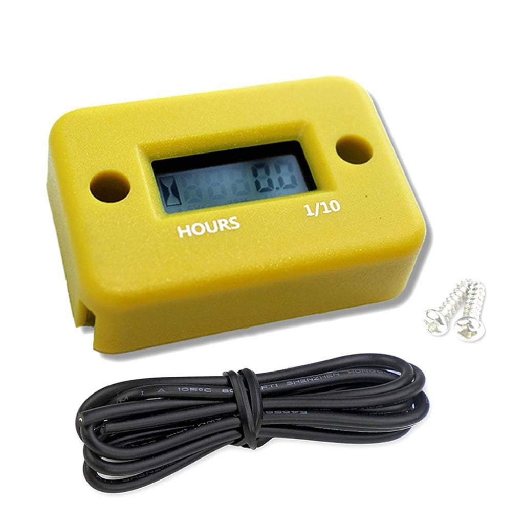 【Ready Stock】 Multipurpose Engines Counter Hour Meter with LCD Display ...