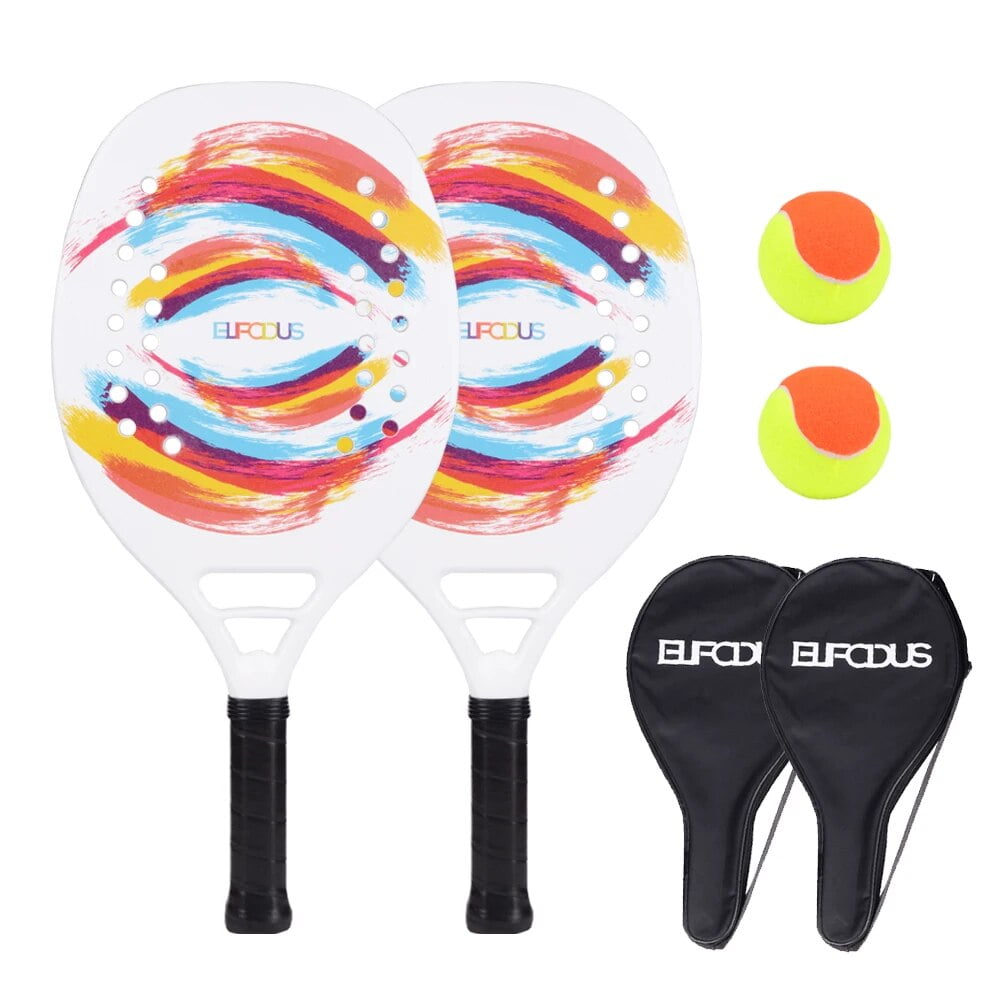 Ready Stock New High Quality Carbon and Glass Fiber Racket Beach Tennis ...