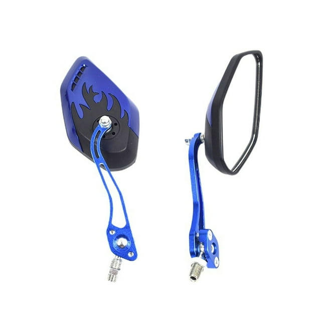 【Ready Stock】 Universal Aluminum Motorcycle Handlebar Rear View Mirrors ...