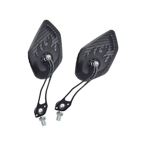 【Ready Stock】 Universal Aluminum Motorcycle Handlebar Rear View Mirrors ...