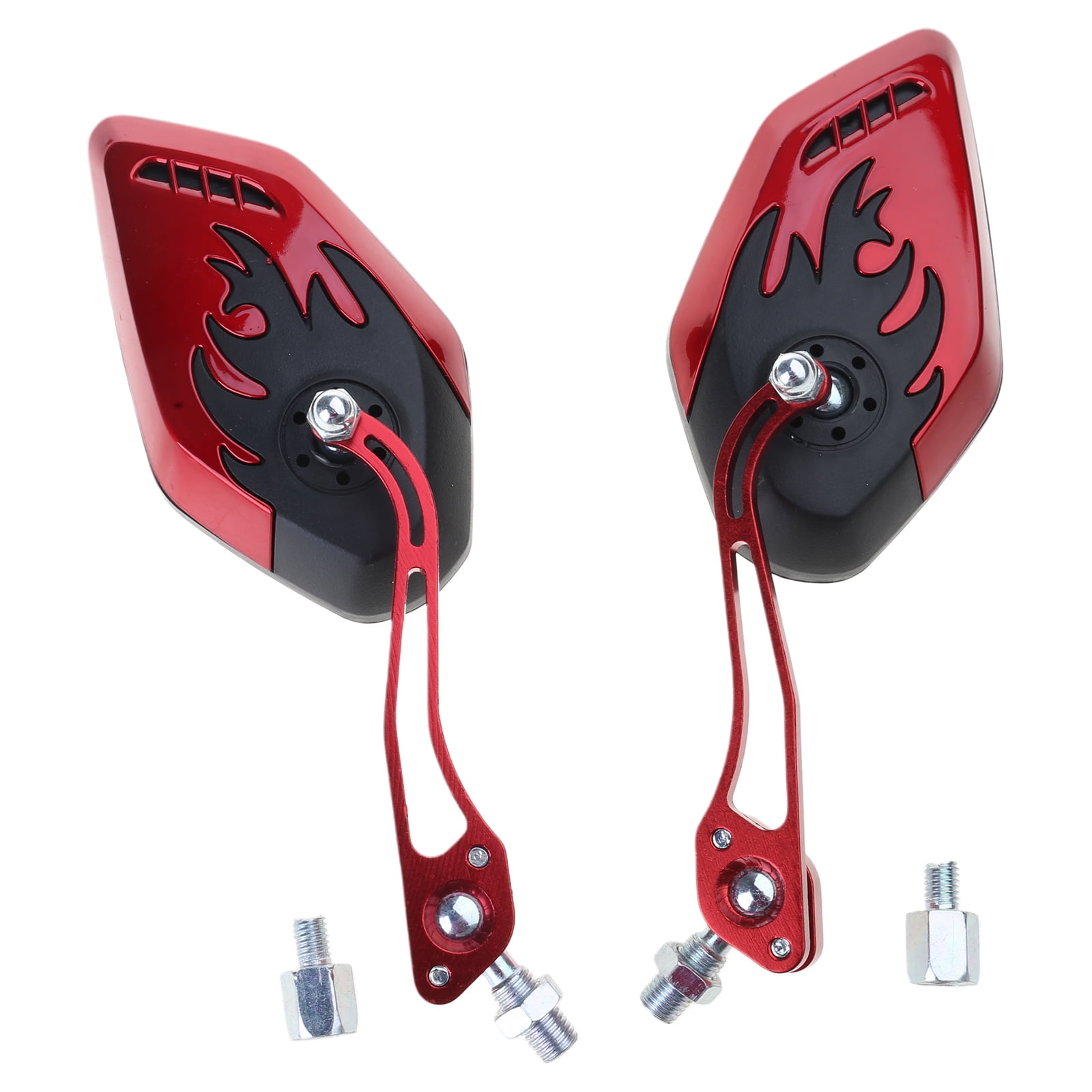 【Ready Stock】 Universal Aluminum Motorcycle Handlebar Rear View Mirrors ...