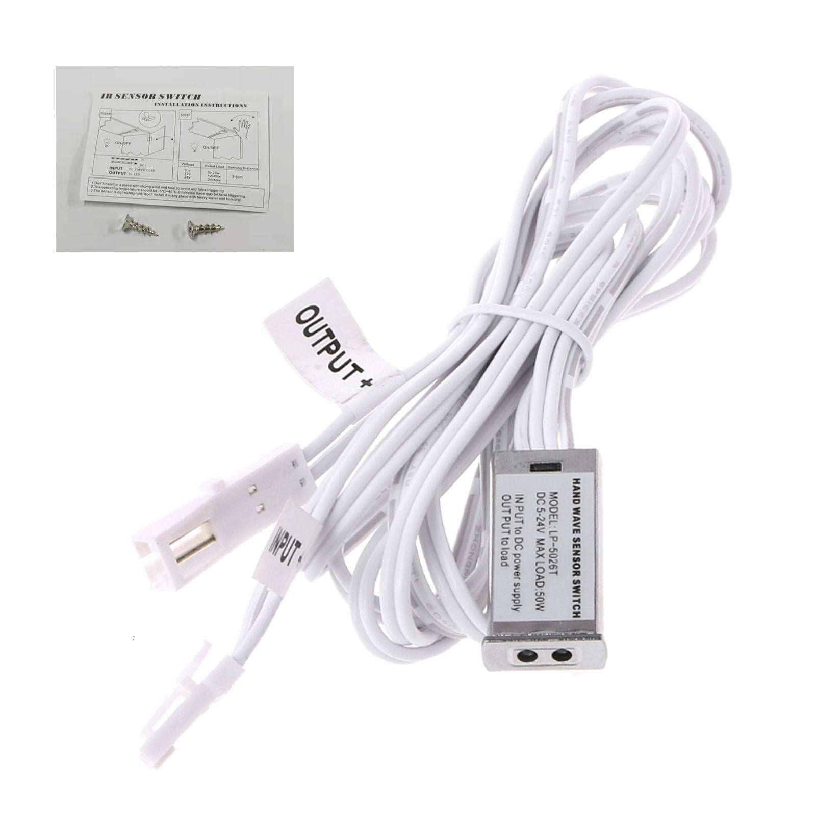 for DC 12V/24V IR Hand Wave Sensor Switch 5A Hand Sweep Switch 10cm ...